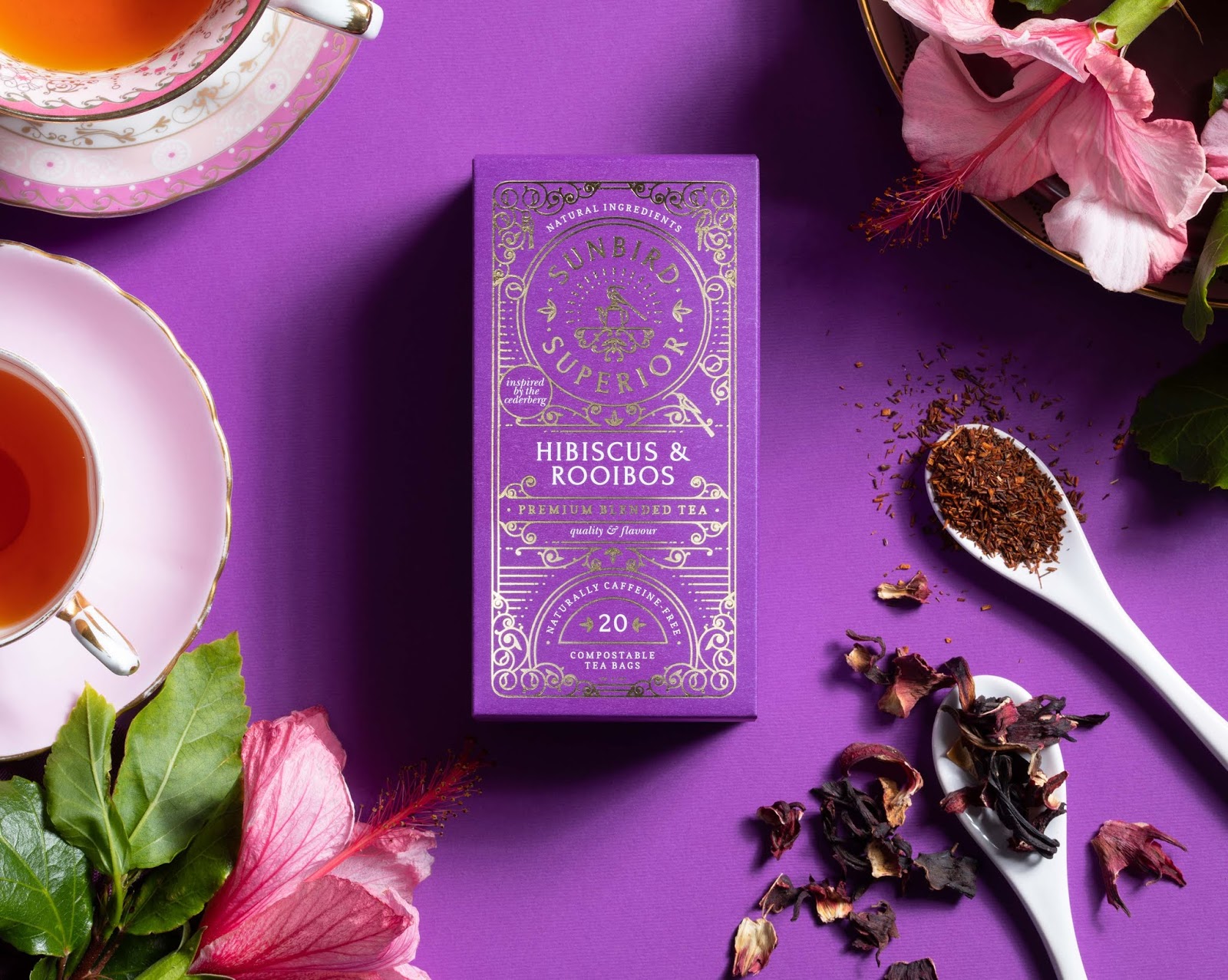 Sunbird Superior Rooibos Blended Tea – Packaging Of The World