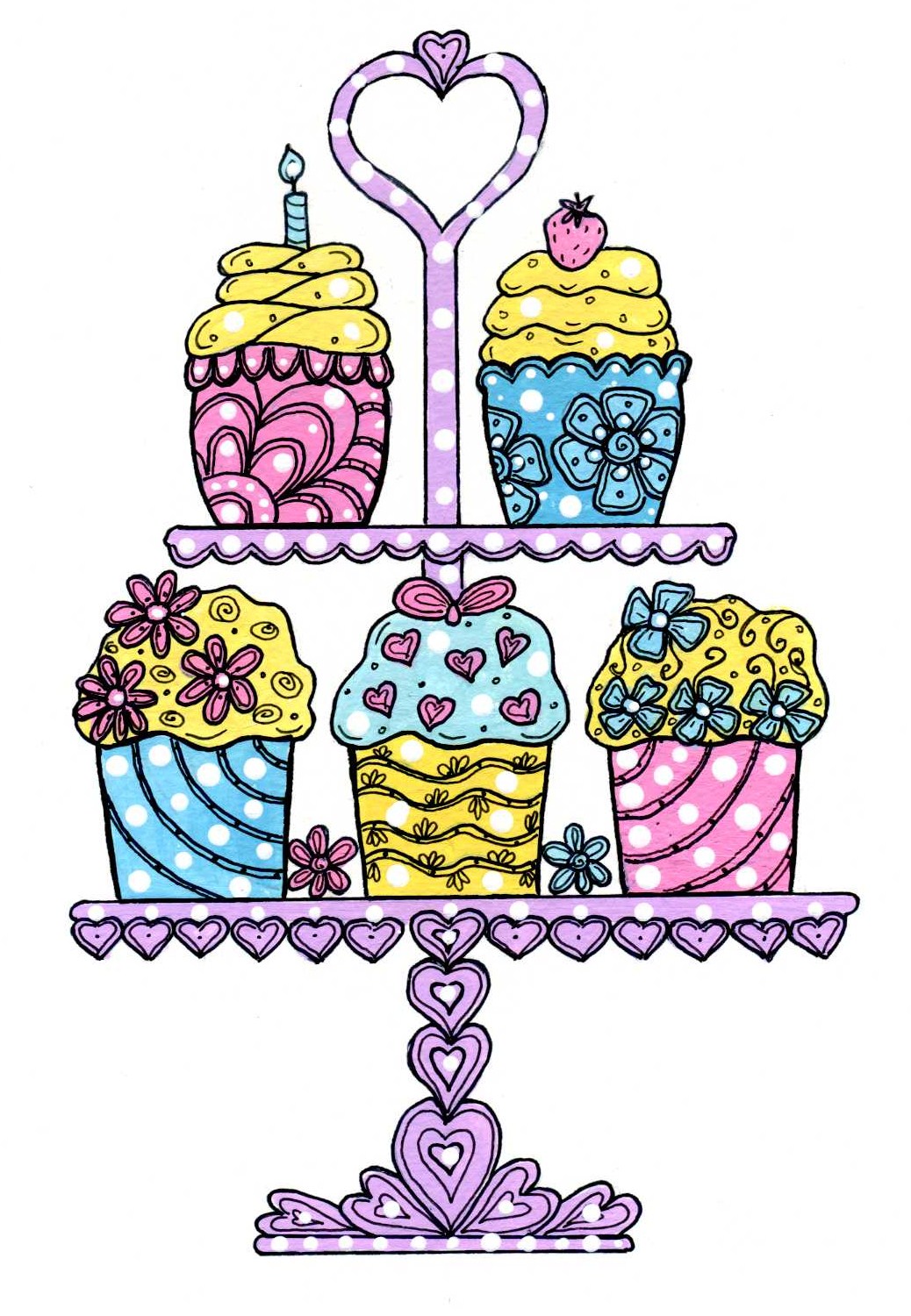dots 'n' doodles: Creative Tuesdays - Cupcake