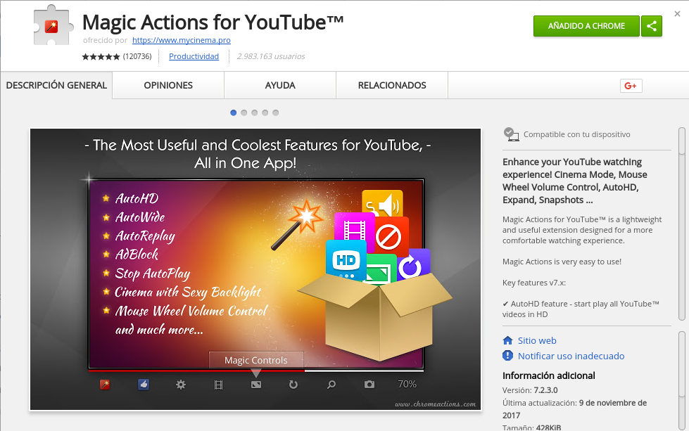Peyublog: Personaliza Youtube con Magic Actions for YouTube