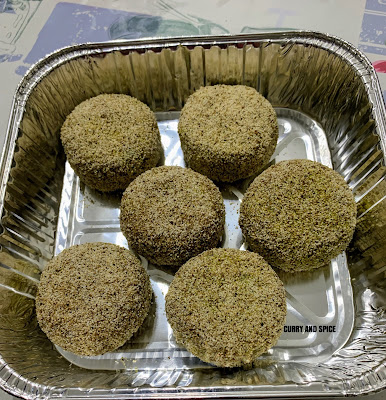 CURRY AND SPICE: KANCHAKOLAR CUTLET IN OVEN