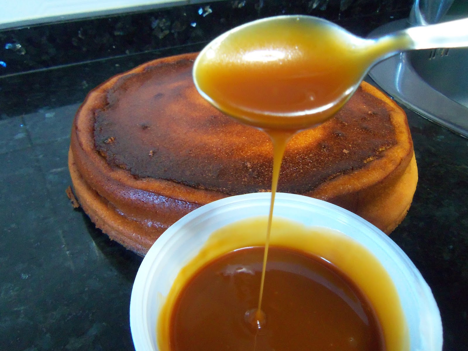 Cheesecake con caramelo salado - Andreíta come de todo