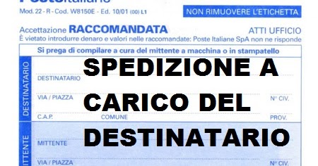 Spedire una Raccomandata a carico del destinatario