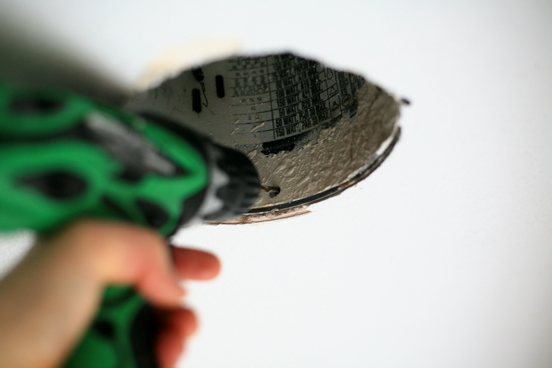 How to convert a can light to a pendant light! Non-electrical tutorial ...