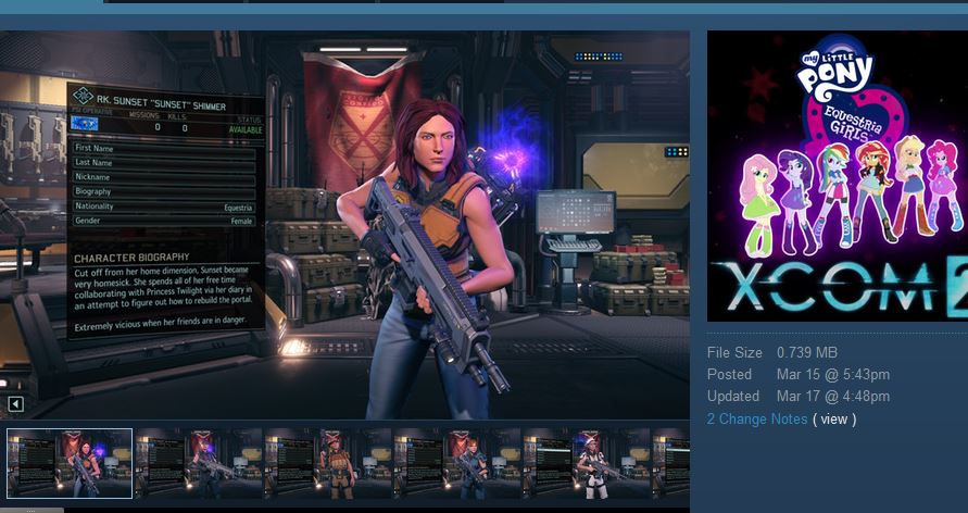 Equestria Daily - MLP Stuff!: Another Pack for XCOM 2 - Canterlot Militia