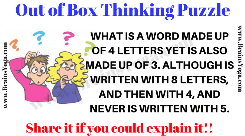 Creative Thinking Puzzles