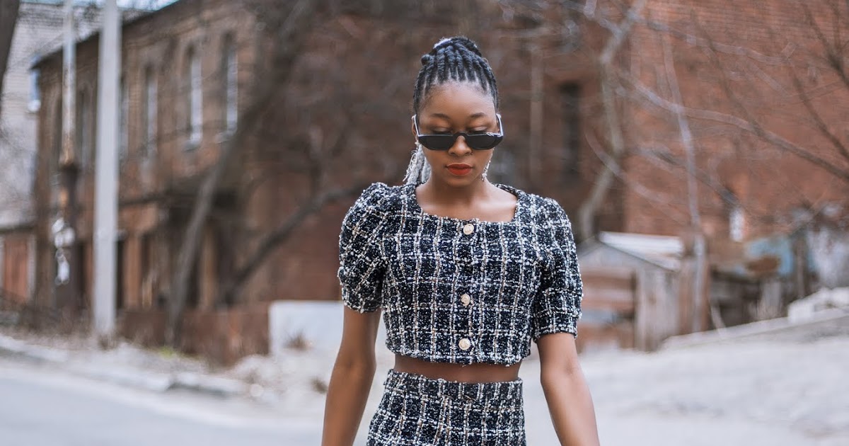 How to look modern in tweed: Tweed Spring outfit under $20 | Melody Jacob