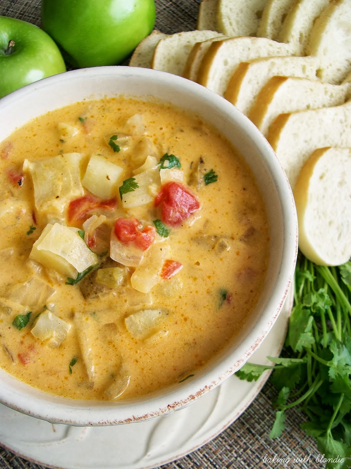 Roasted Red Pepper Potato Soup