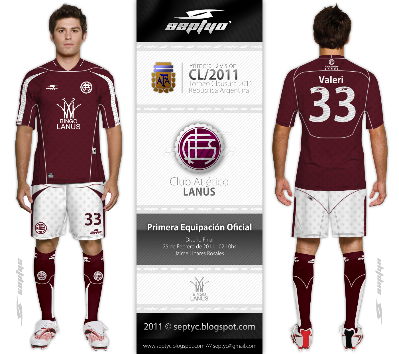 Septyc © | Reflector Edition.: C.A. Lanús (Argentina-Primera División ...