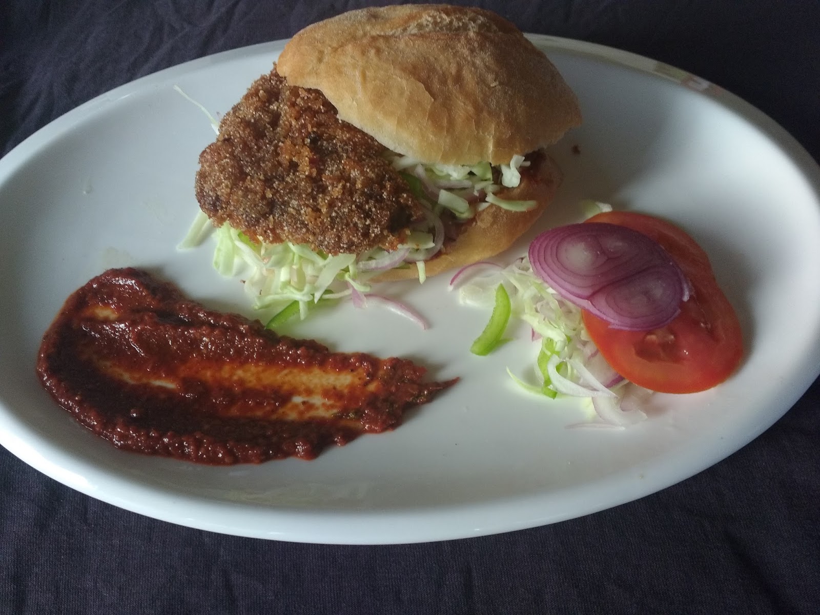 Goan Beef Cutlet Bread.