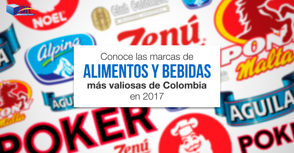 Las marcas de alimentos y bebidas más valiosas de Colombia