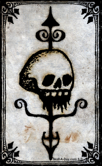 Business Card Skull