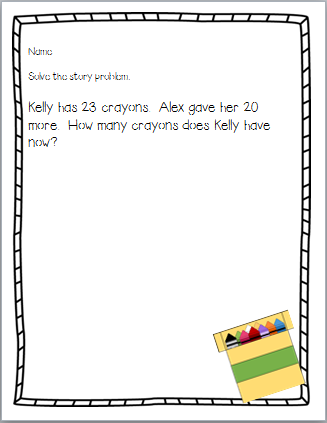 Story Problems - Team J's Classroom Fun