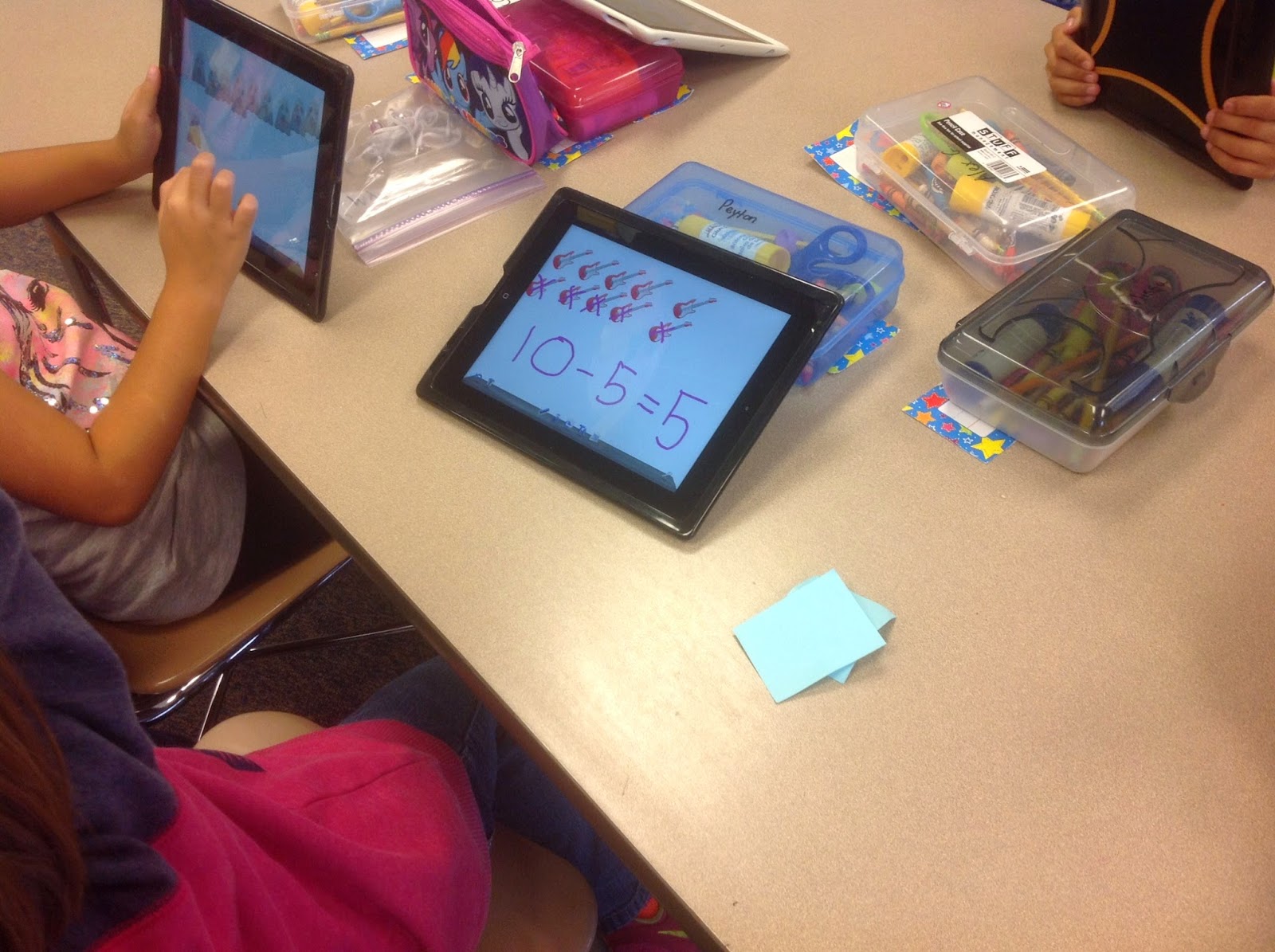 Using the DOODLE BUDDY APP in Math