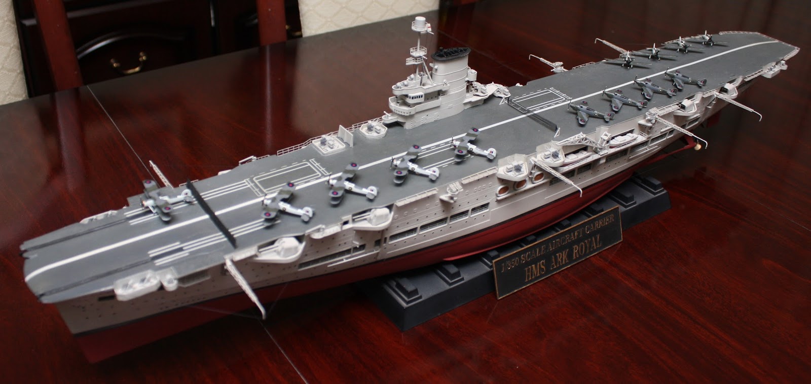 . The Hinckley Shipyard: Project Ark Royal - a 4 month step by step ...