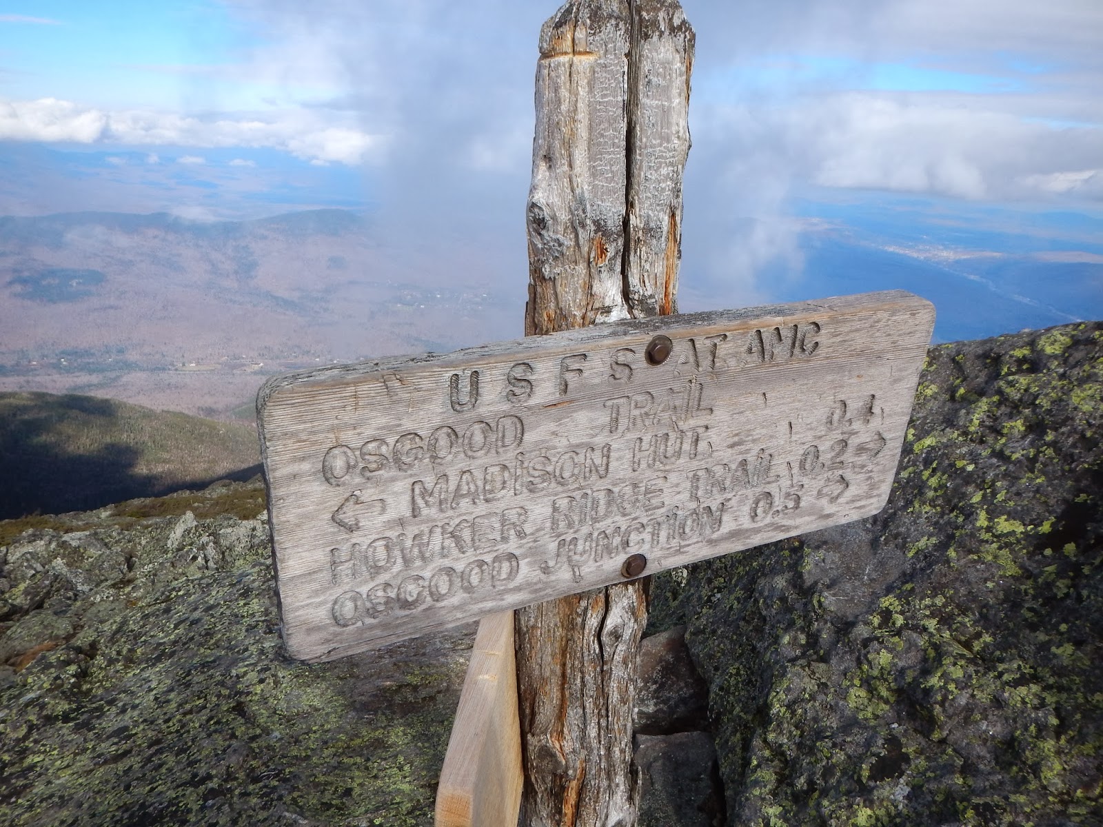 Hitting the Trails: 11/02/2013 Mount Madison - Mount Adams