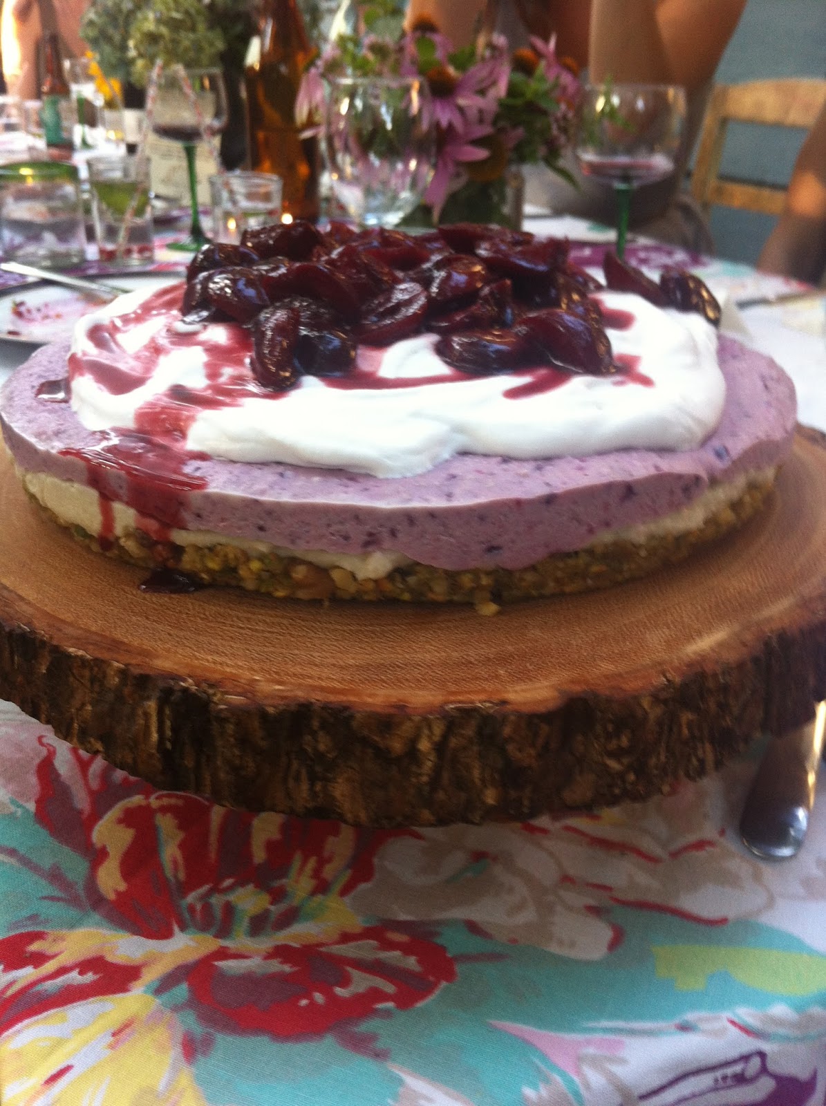 The Naked Fig: Raw Cherry Pistachio Tart + Whipped Coconut Cream ...
