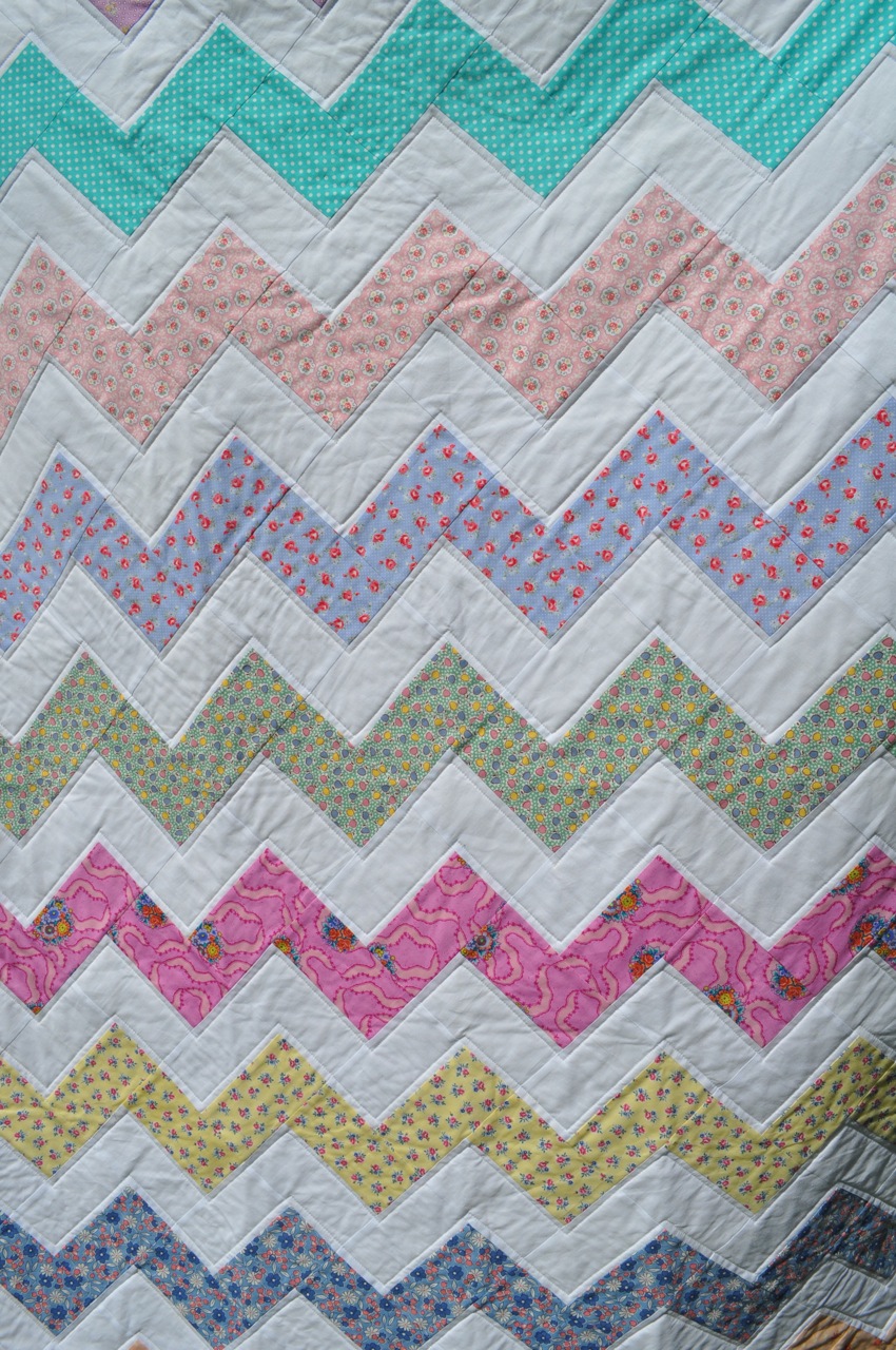 HenHouse Emporium: Rainbow Chevron Quilt