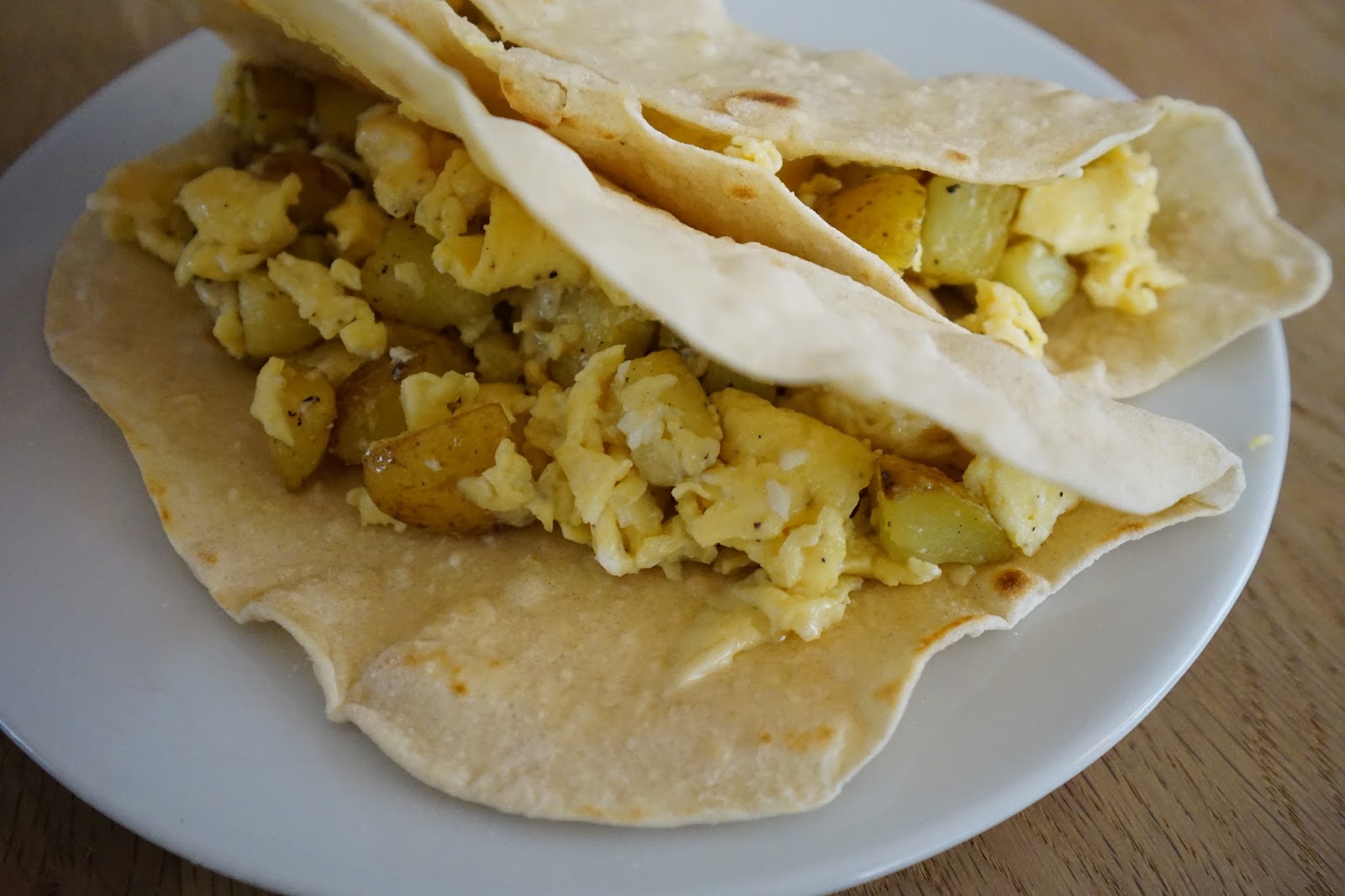 Dreaming of Food: How to make Potato and Egg Breakfast Tacos
