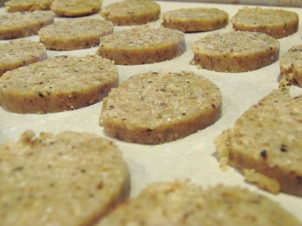 Kudos Kitchen By Renee: Parmesan Sables With Rosemary and Almonds