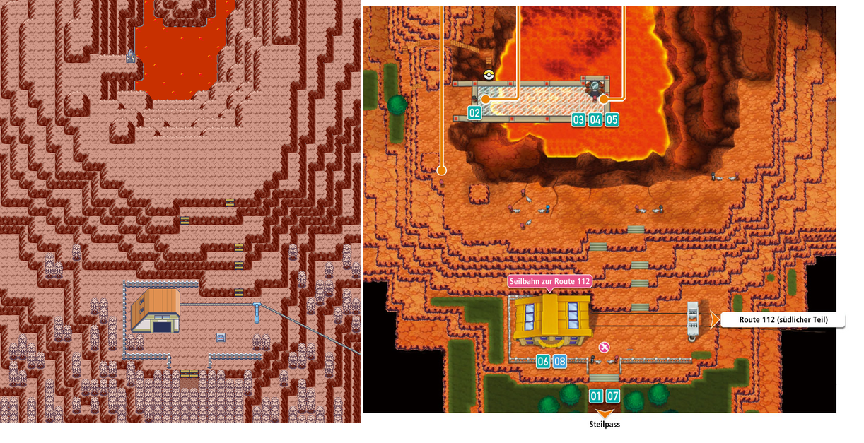 Turismo em Hoenn: Rota 111, Rota 112, Mt. Chimney, Lavaridge Town, Rota ...