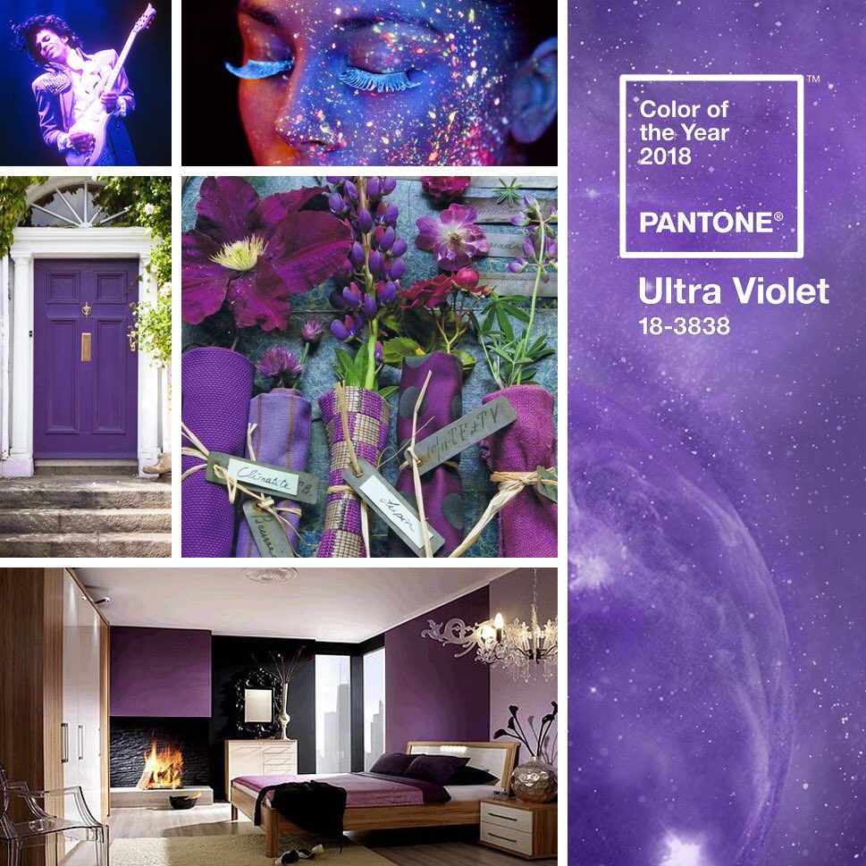 Pretty Kitty : Ultra Violet, PANTONE® Color of the Year 2018.