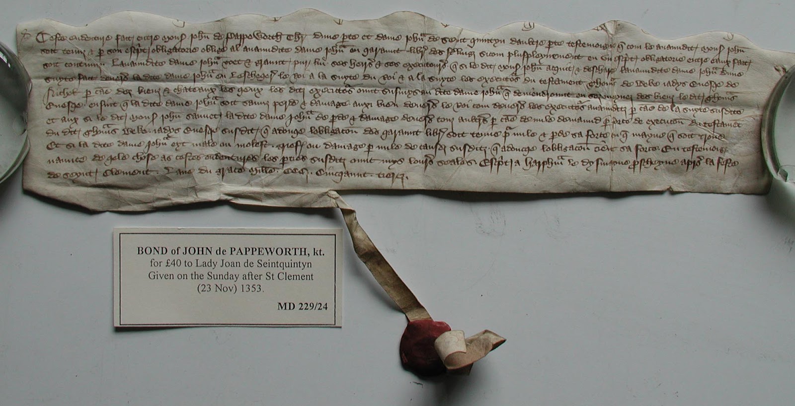 The Pensive Pen: Apprenticeship Indenture for Adrienne d'Evreus to ...