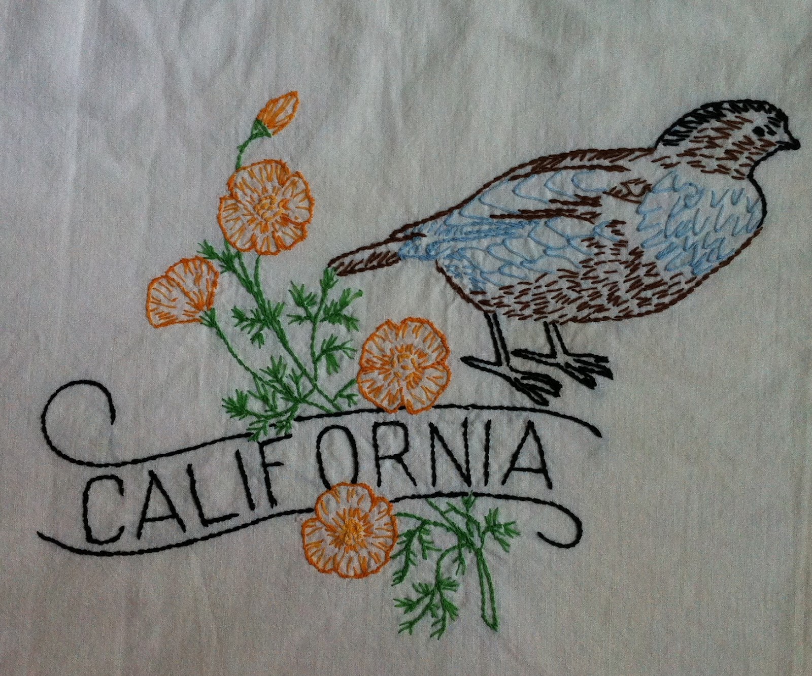 State Bird Quilt Project