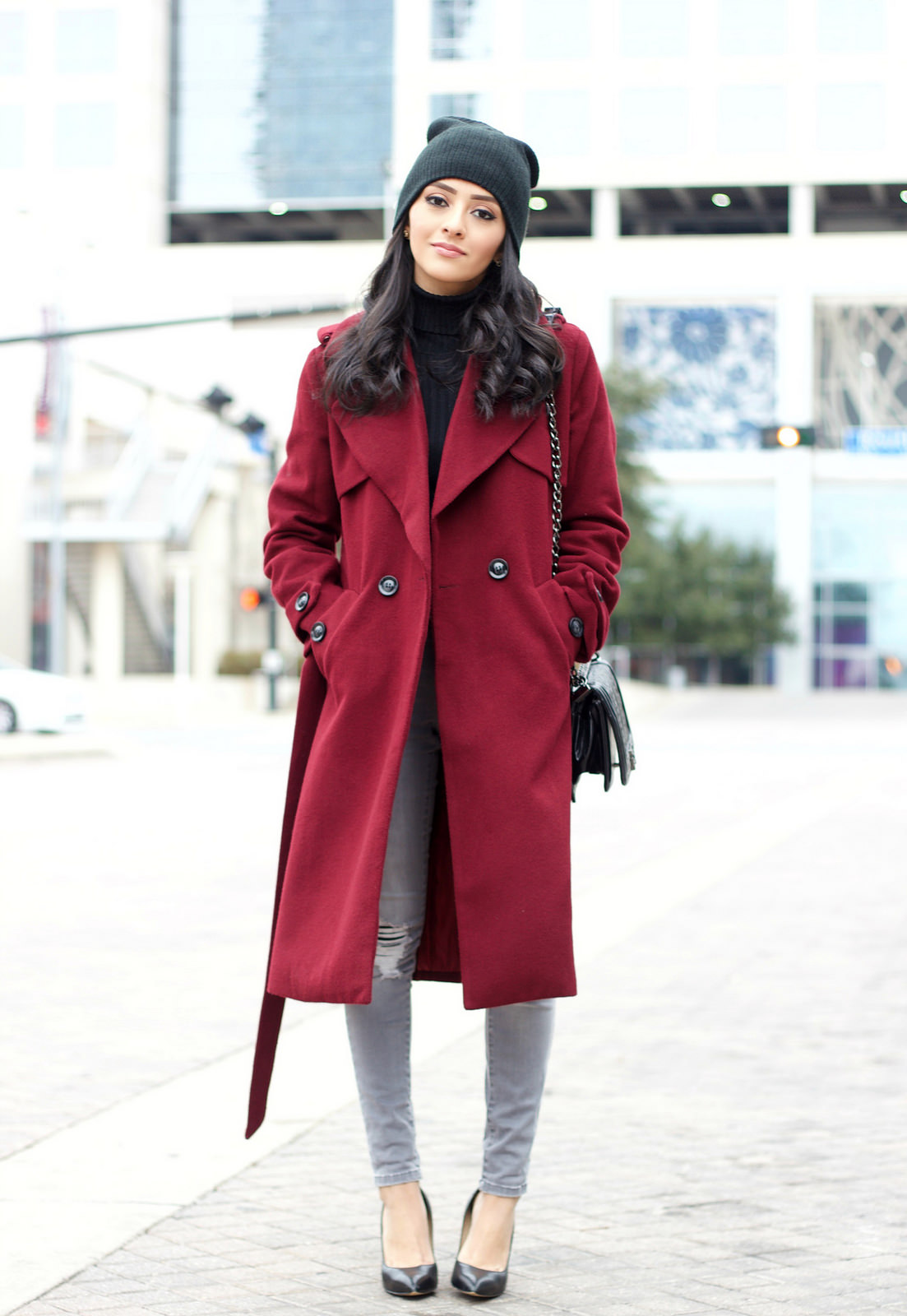 The Burgundy Coat