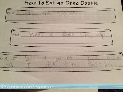 Tales of Frogs and Cupcakes: Time-Order Transition Words + Freebie