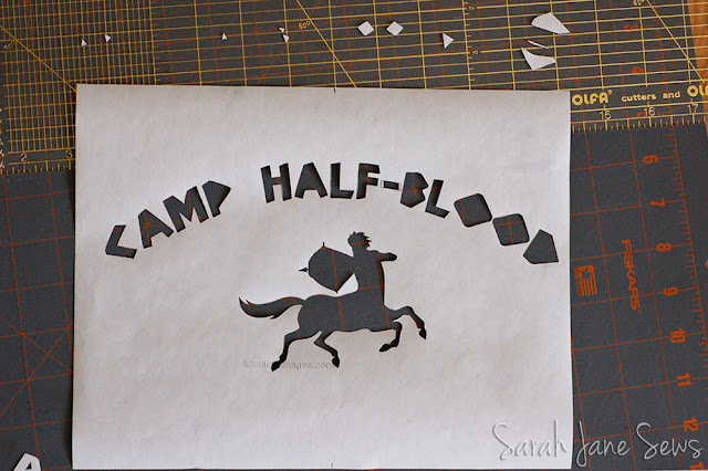 Heron's Crafts: Percy Jackson Camp Half Blood Tee by Sarah Jane Sews