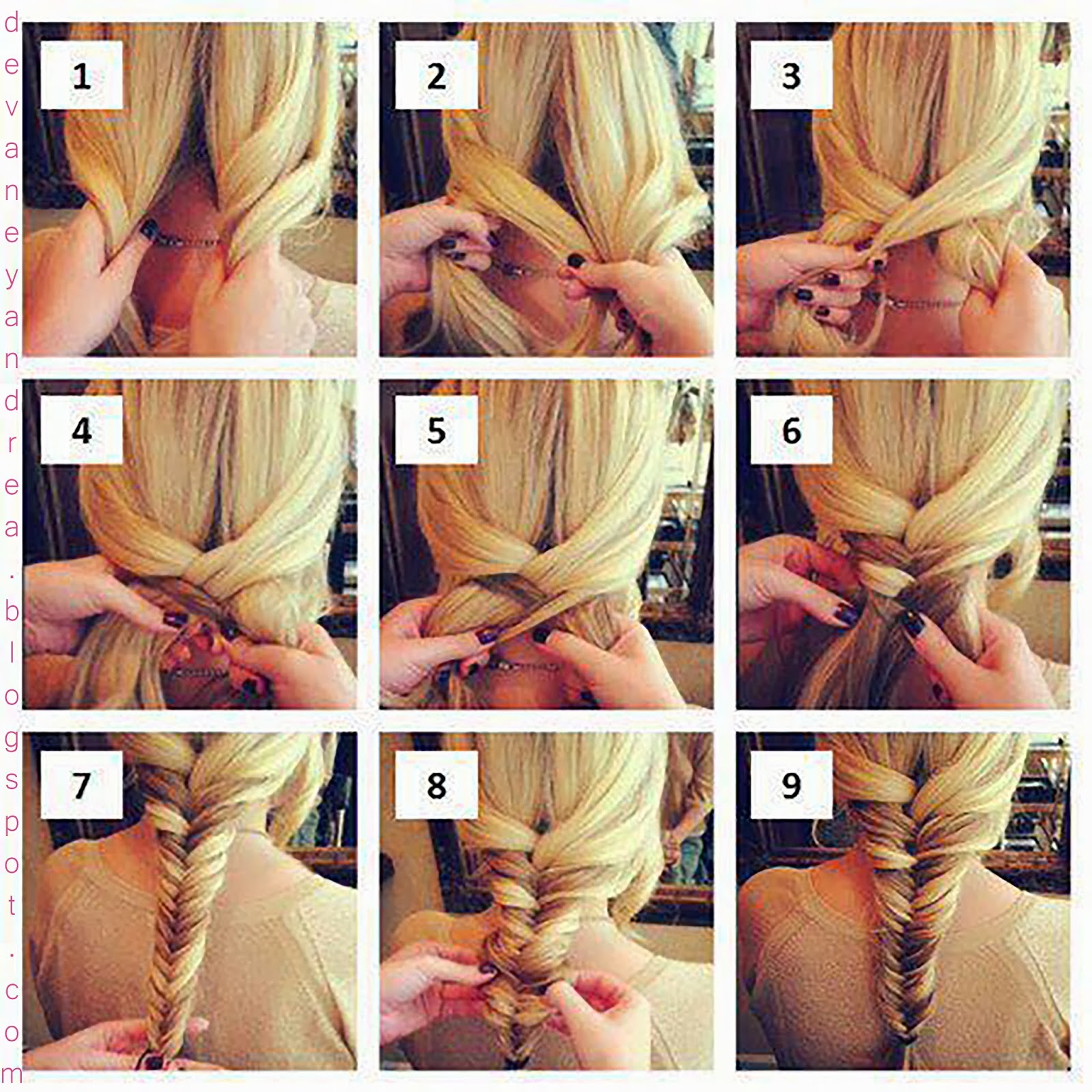 Fish tale braid pictorial! | ilovedev.