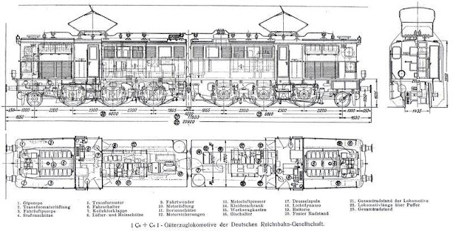 Spoor-1 modeltreinen 1:32: DRG E95