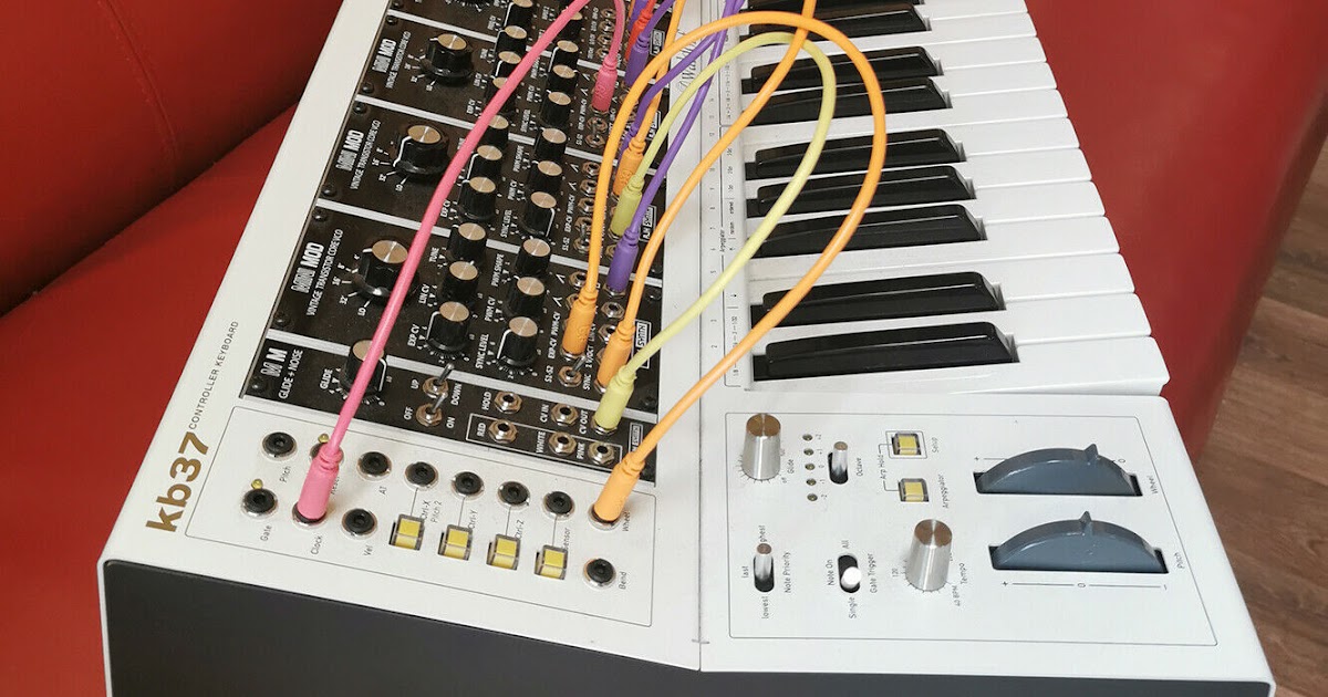 MATRIXSYNTH: Warldorf KB37 & AJH Minimoog Eurorack Modular Synth