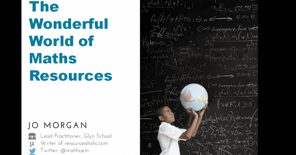 The Wonderful Globe Of Maths Resources - Mathematics basics