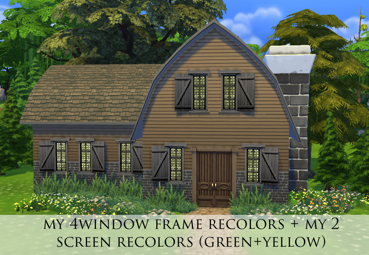 TS4: Medieval Window Recolors | History Lover's Sims Blog