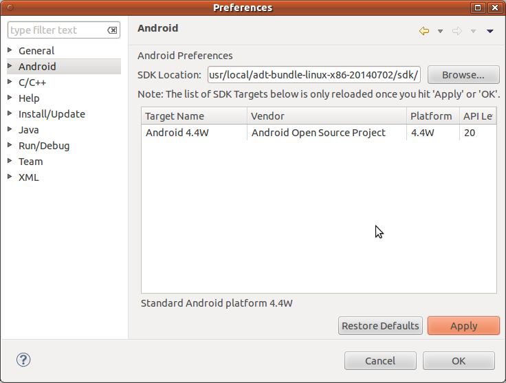 The Old Man and The Droid: How to fix "Android SDK Content Loader" always loading at 0%