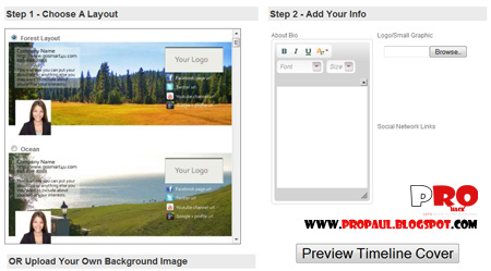 Örnek belgeler: Facebook header maker