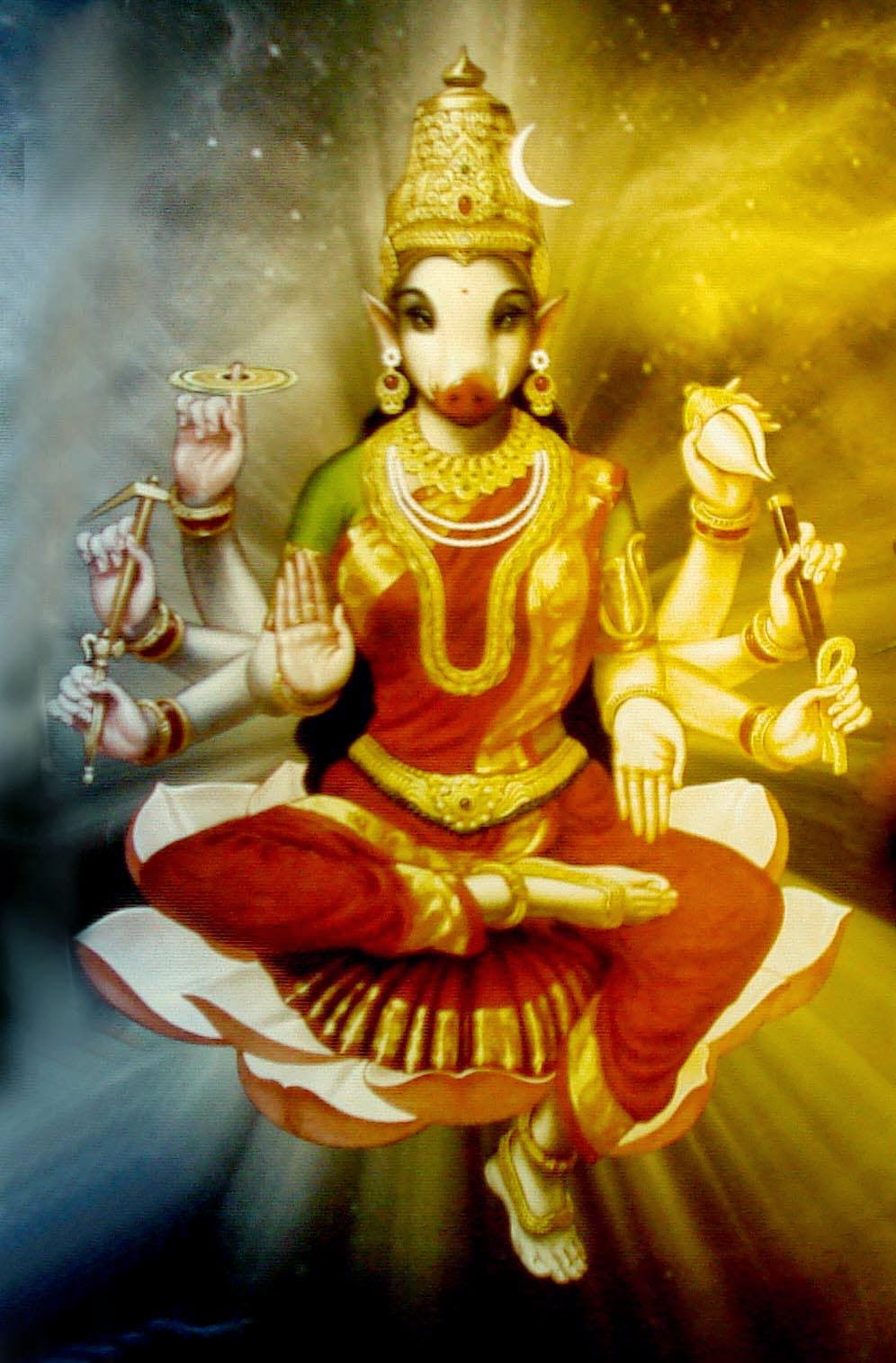 Ancient Indian UFO : Floating Statues of Hindu Goddess Vajravarahi ...