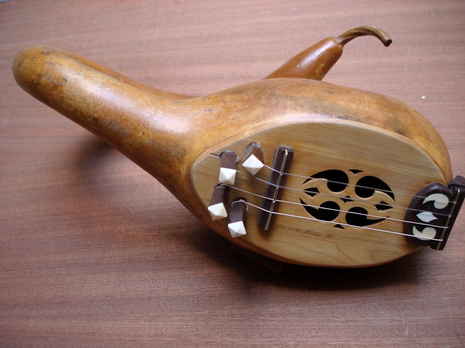 ARTESANÍA MUSICAL: Instrumento de calabaza