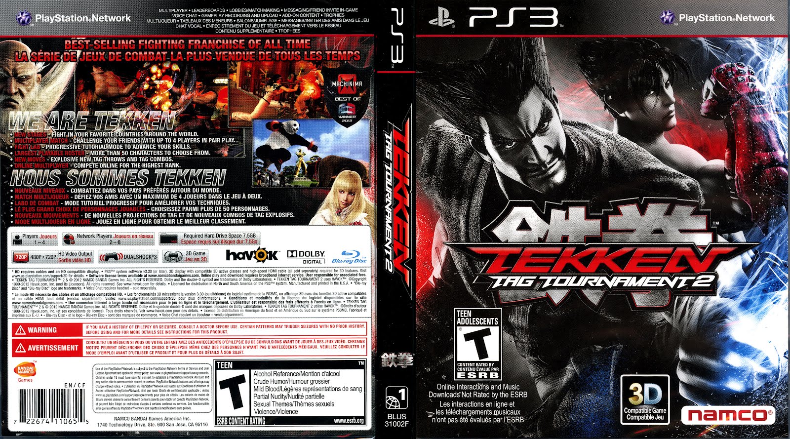 Capas e Covers: Tekken - Tag Tournament 2