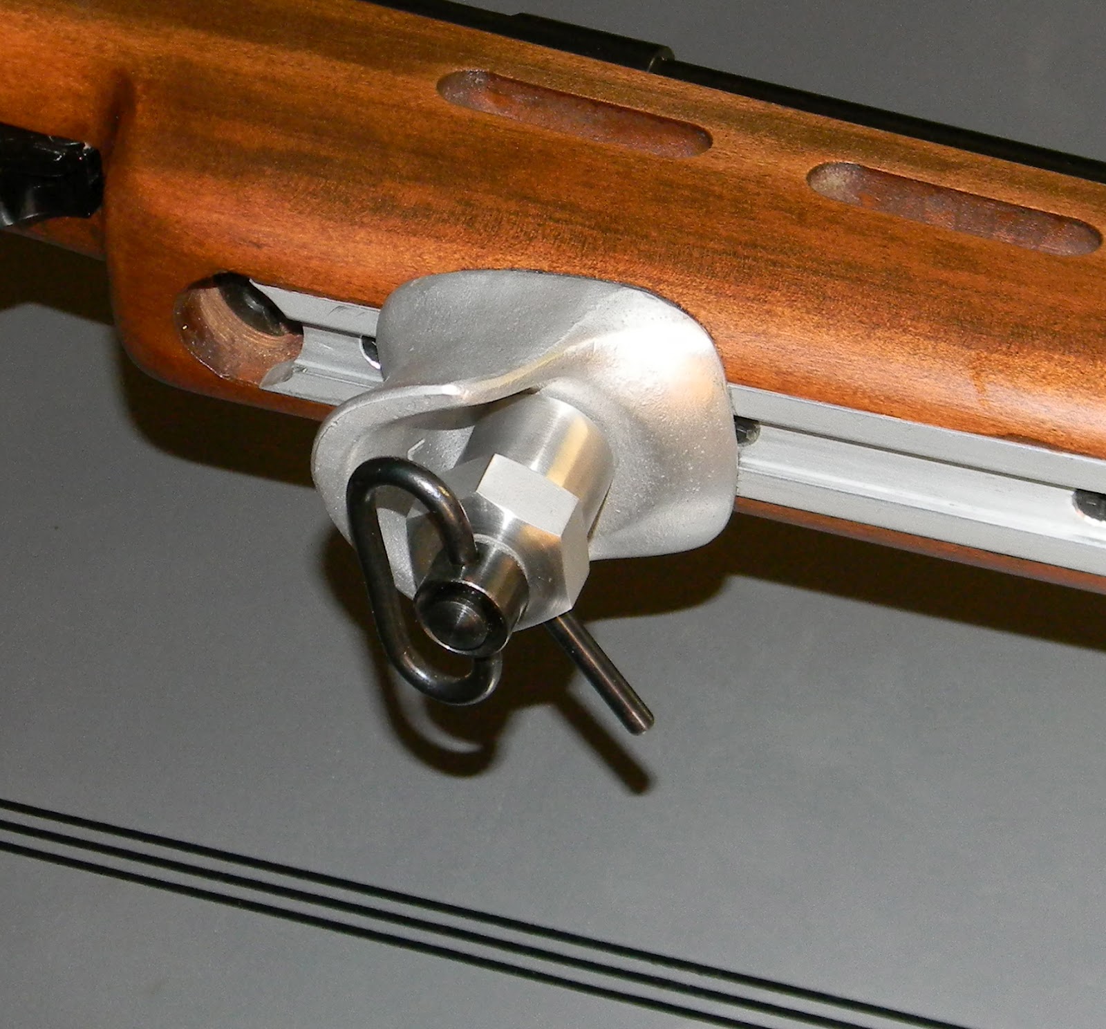 Another Airgun Blog: Modifying a Vintage Hand Stop for the TF79