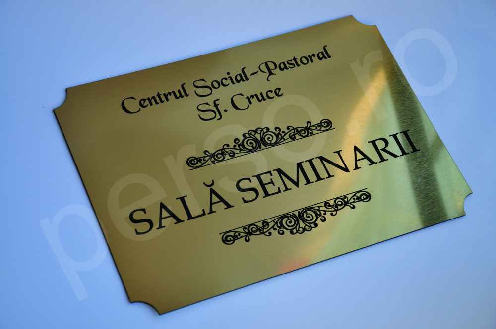 GRAVURA LASER: Placute gravate