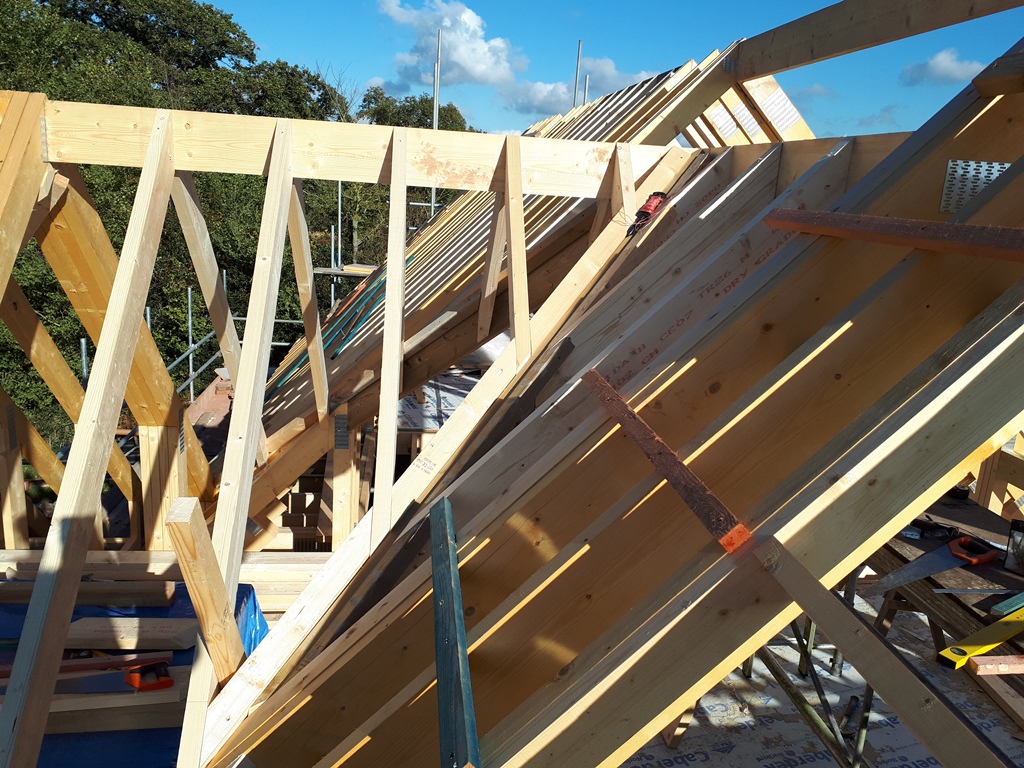Sawdust In My Socks: Large Trussed Roof