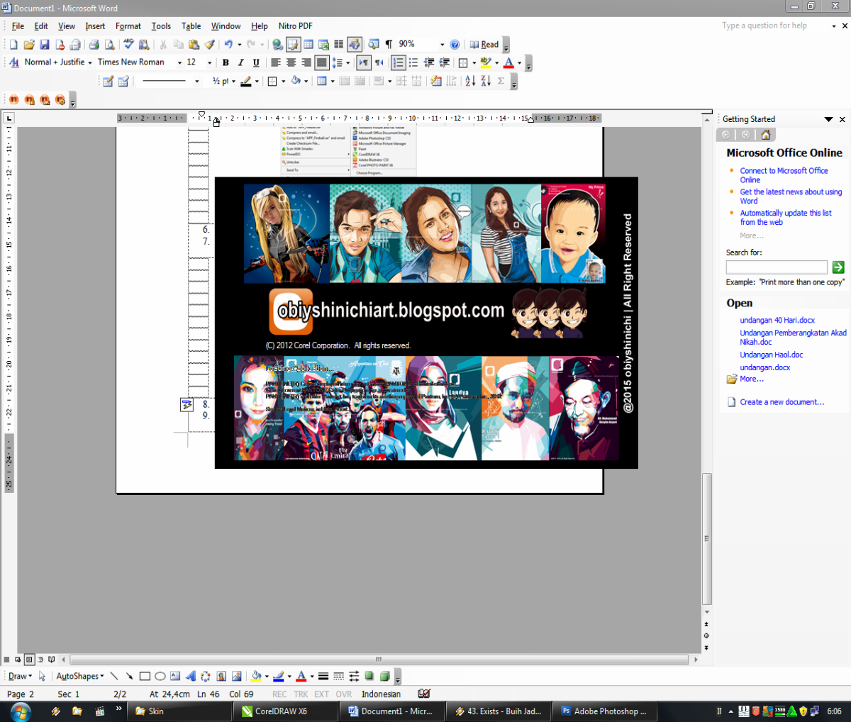 Cara Mengubah Tampilan Splash Screen Corel Draw X6 - Obiy Shinichi