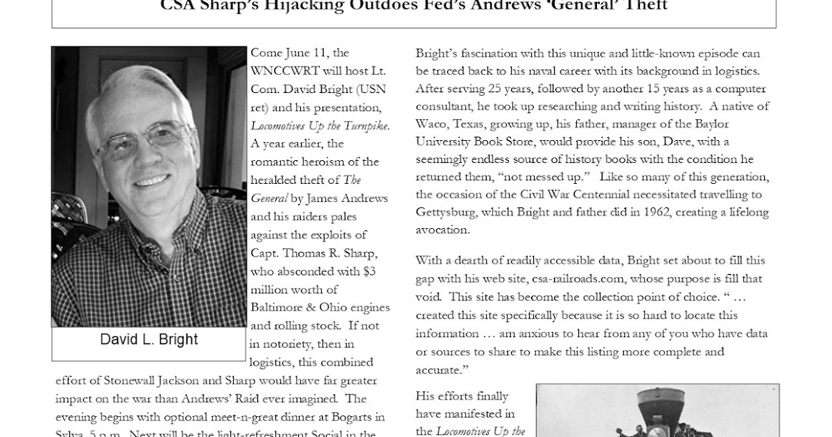 Western North Carolina Civil War Round Table: WNCCWRT June 2018 Newsletter