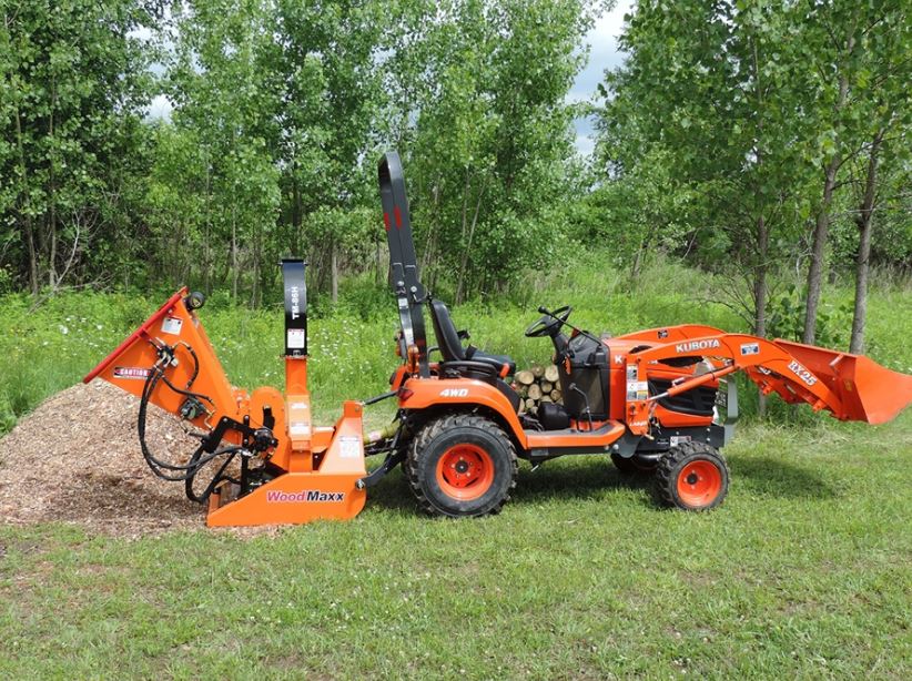 WoodMaxx TM-86H PTO Hydraulic Wood Chipper