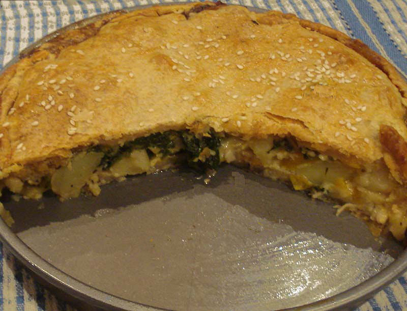 FOODEE: Vegetable Pie (1) - with ready-made Shortcrust Pastry