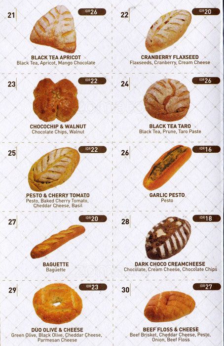 Harga Menu Francis Artisan Bakery Bulan Ini Terbaru 2017