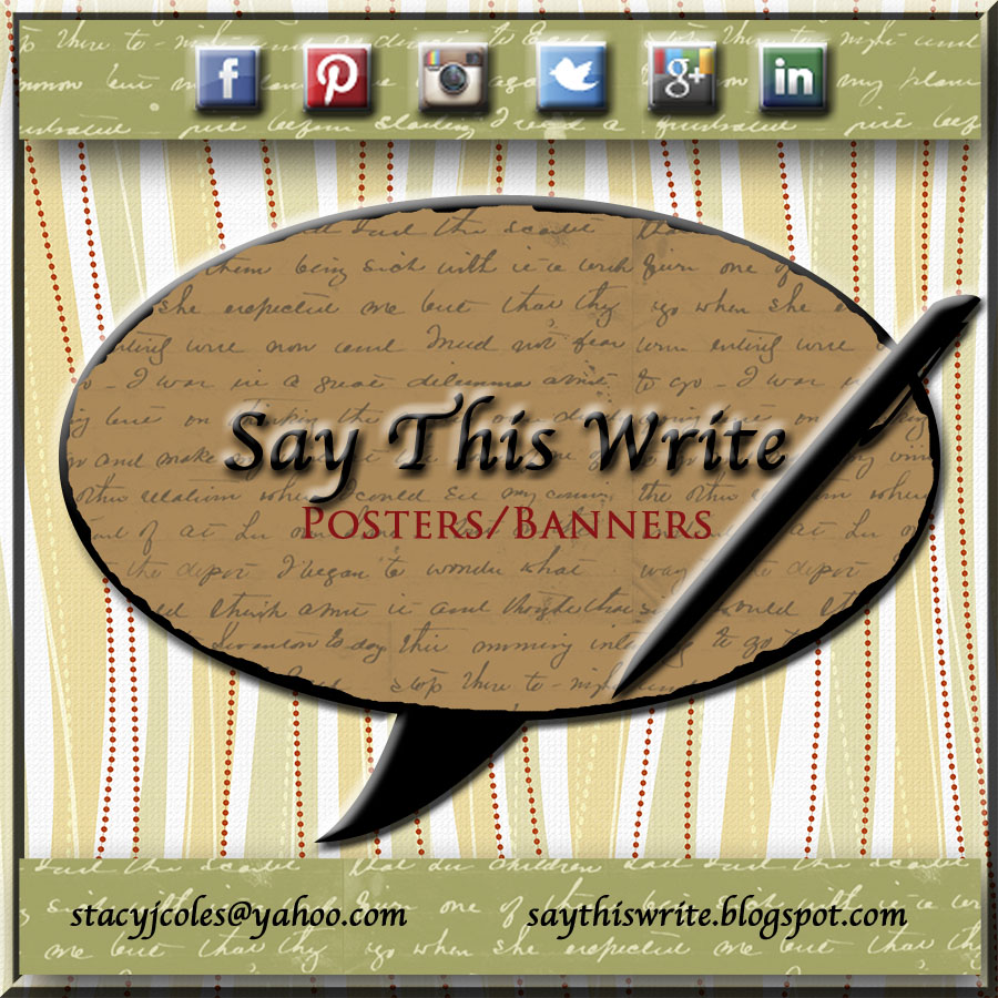 Say This Write: Posters/Banners