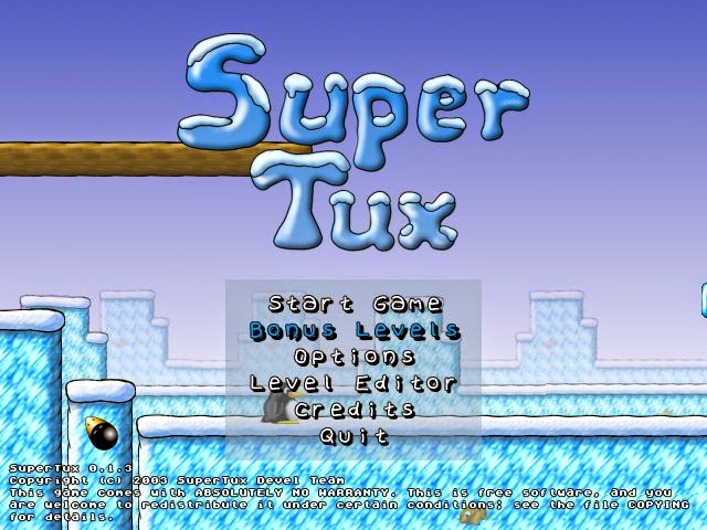 Game Supertux Classic 2D Jump n'run - w